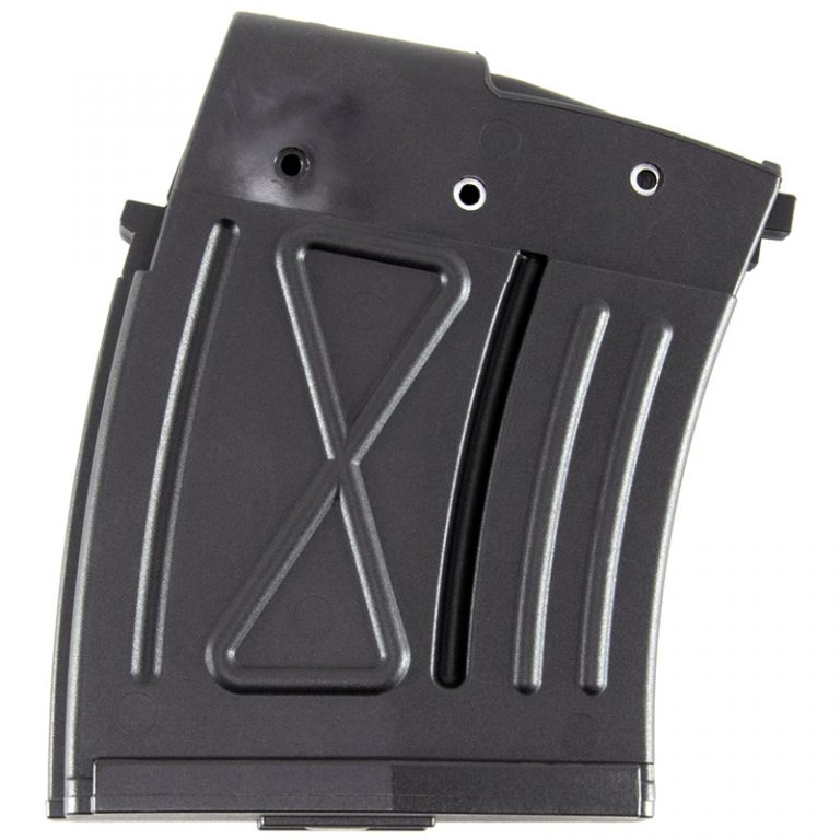 PSL/FPK 7.62x54r 10rd Rifle Mag Polymer with Steel Reinforced Feed Lips ...